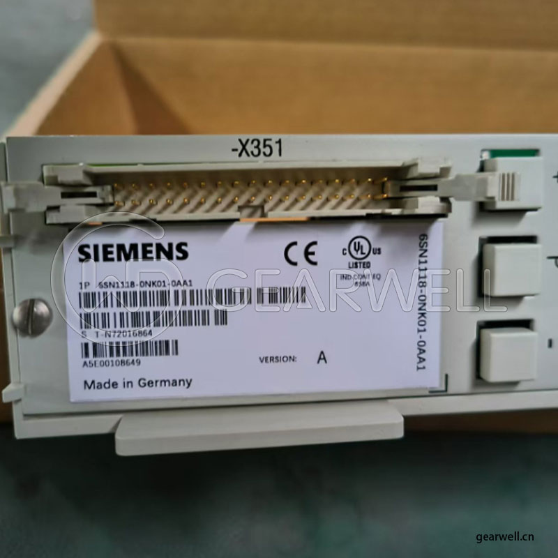 SIEMENS 6SN1118-0NK01-0AA1 CONTROL-LOOP BLOCK RESOLVER - gearwell.cn